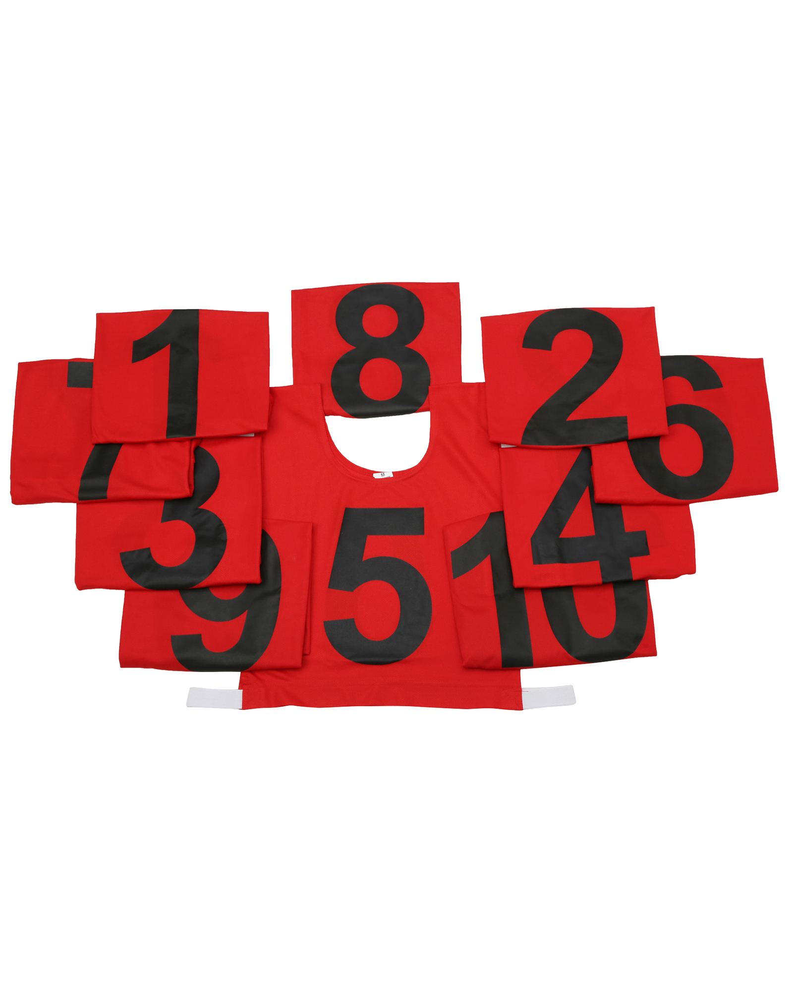 Set of Numbered Bibs 1-10 (2 side print) – SGS