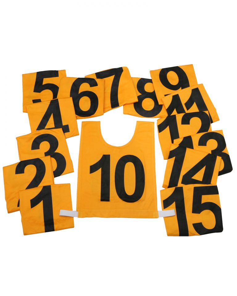 Set of Numbered Bibs 1-15 (2 side print) – SGS
