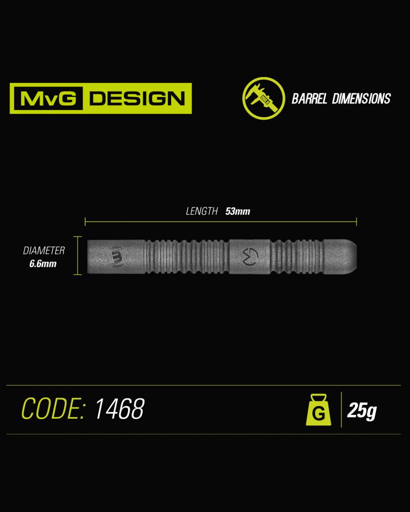 Winmau MvG Exact Steel Tip Dart Set – SGS