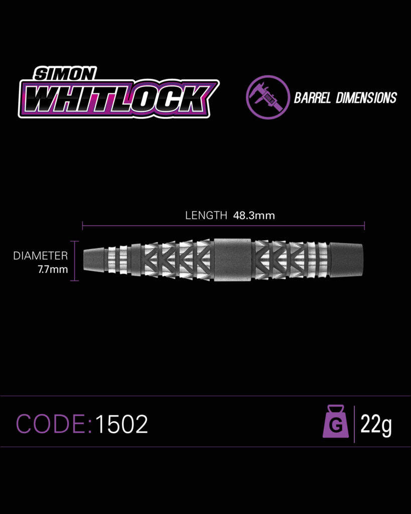 Winmau Simon Whitlock Atomised Grip Dart Set – SGS