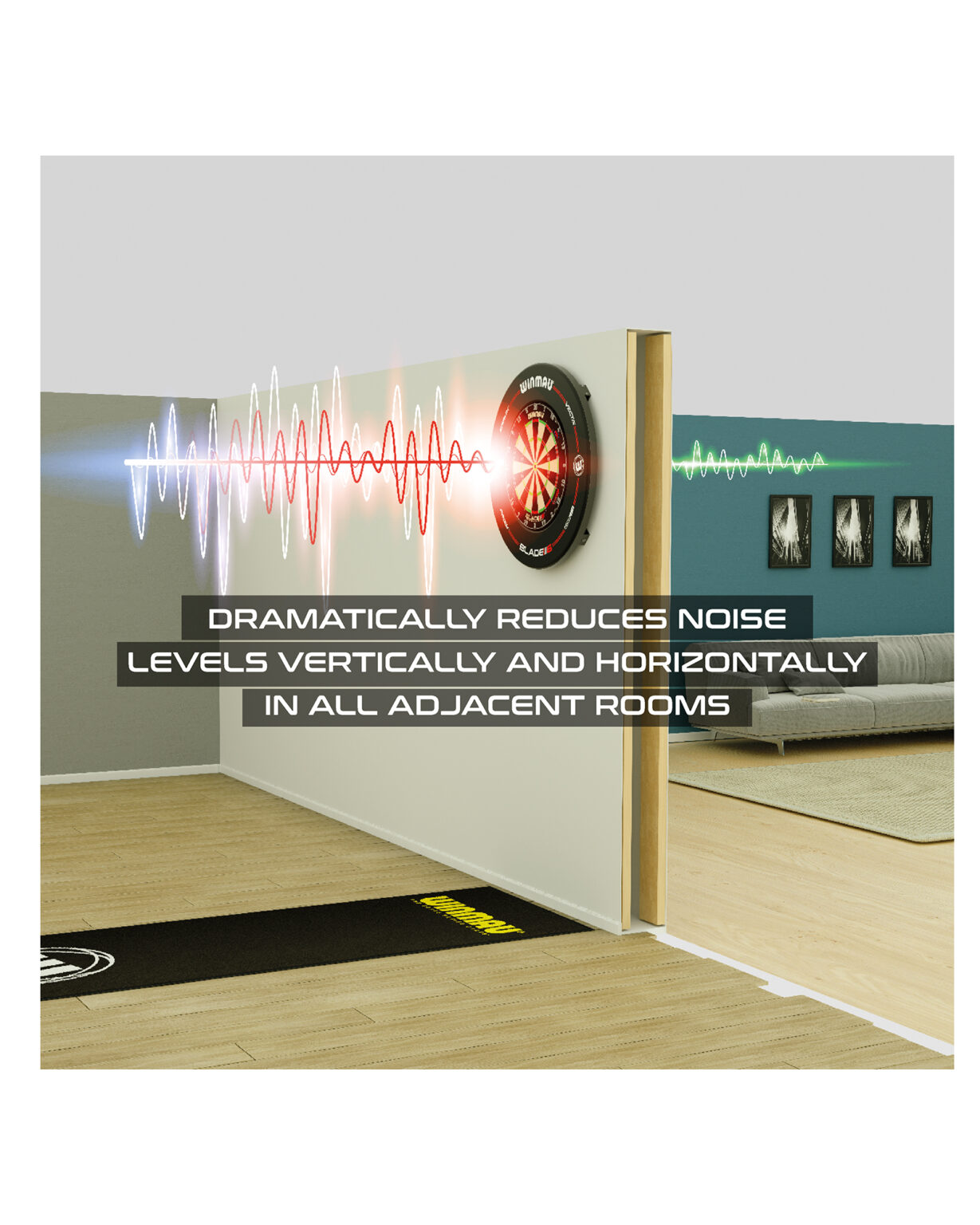 Winmau WISPA Sound Reduction Technology – SGS